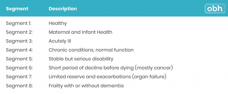 Bridges to Health Segmentation Model – Outcomes Based Healthcare