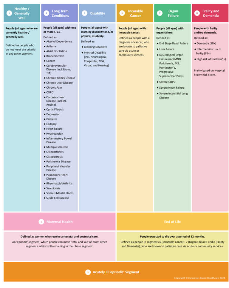 Nhse Segmentation Dataset Reference Guide Outcomes Based Healthcare